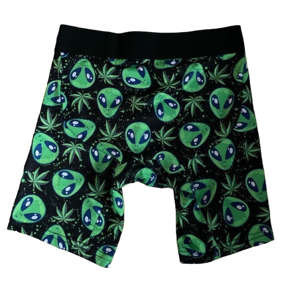 Rue21 | Underwear & Socks | Trippy Rue 2 Alien Weed Boxer Shorts | Poshmark